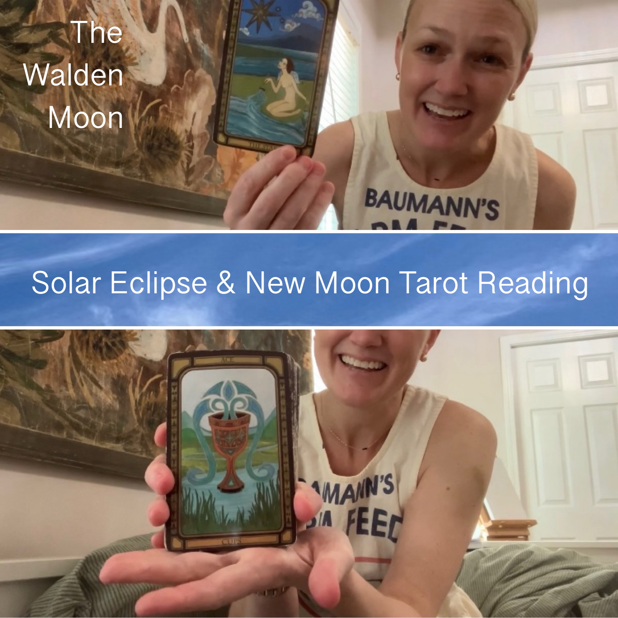 🧿🔭Solar Eclipse & New Moon Tarot Reading – The Walden Moon